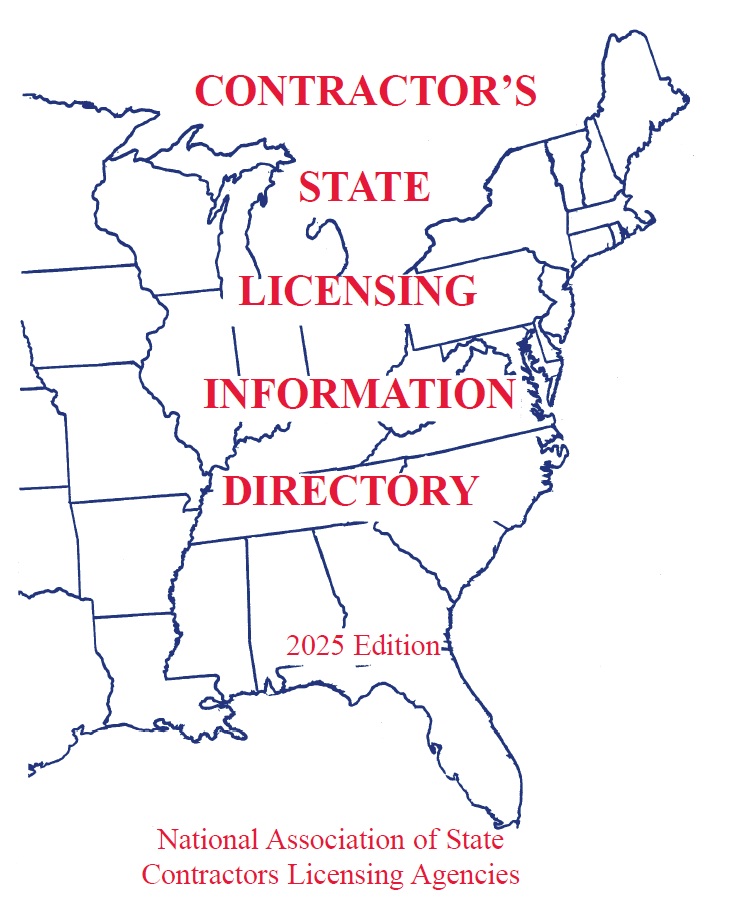2025 Contractor's State Licensing Information Directory – NASCLA Bookstore