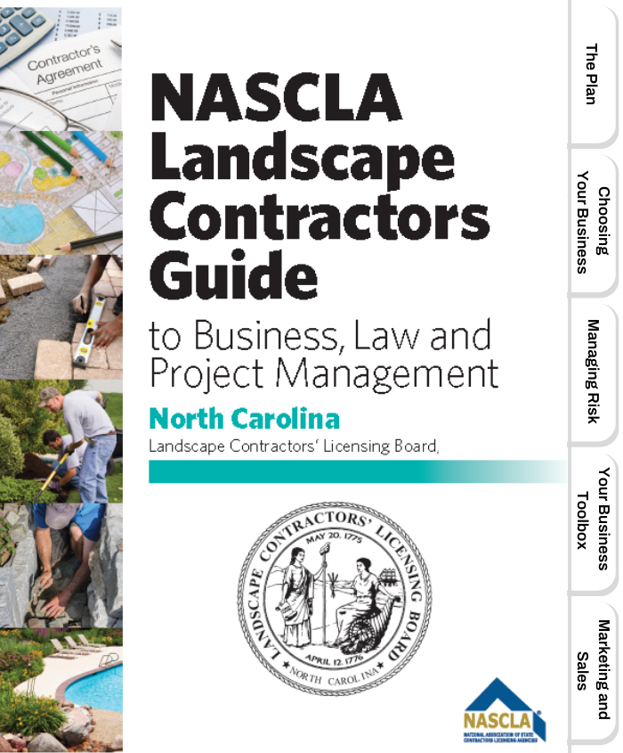 North Carolina Landscape Contractors' Licensing Board, 1st Edition - T ...